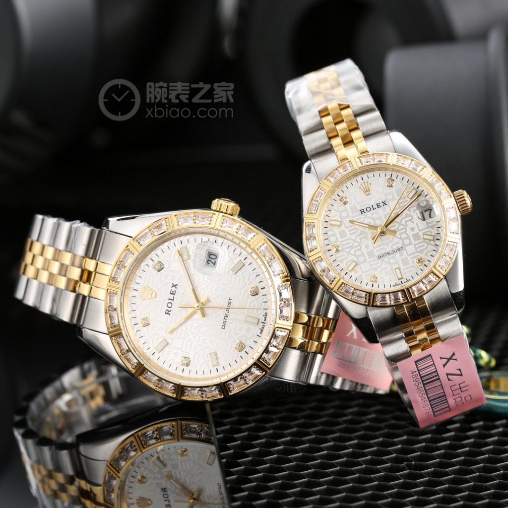 最高級ロレックス デイデイト 恋人時計Swiss 2836-2 28800振動 QQ-2004P1000-RO008 スーパーコピーN級品 ...